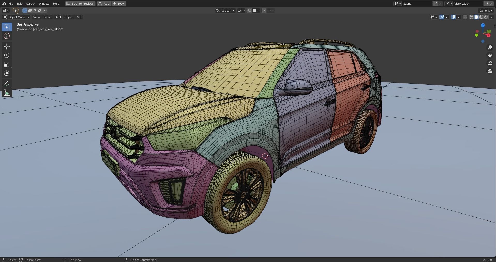 3D model Hyundai Creta blender 3d model VR / AR / low-poly | CGTrader
