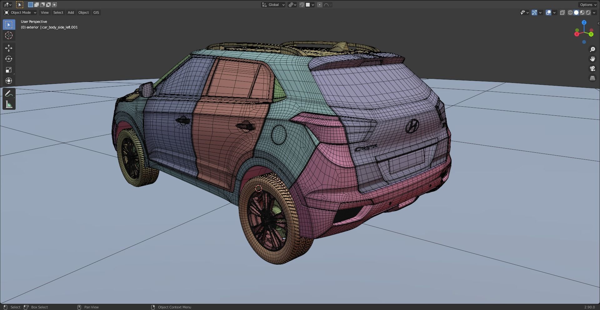 3D model Hyundai Creta blender 3d model VR / AR / low-poly | CGTrader