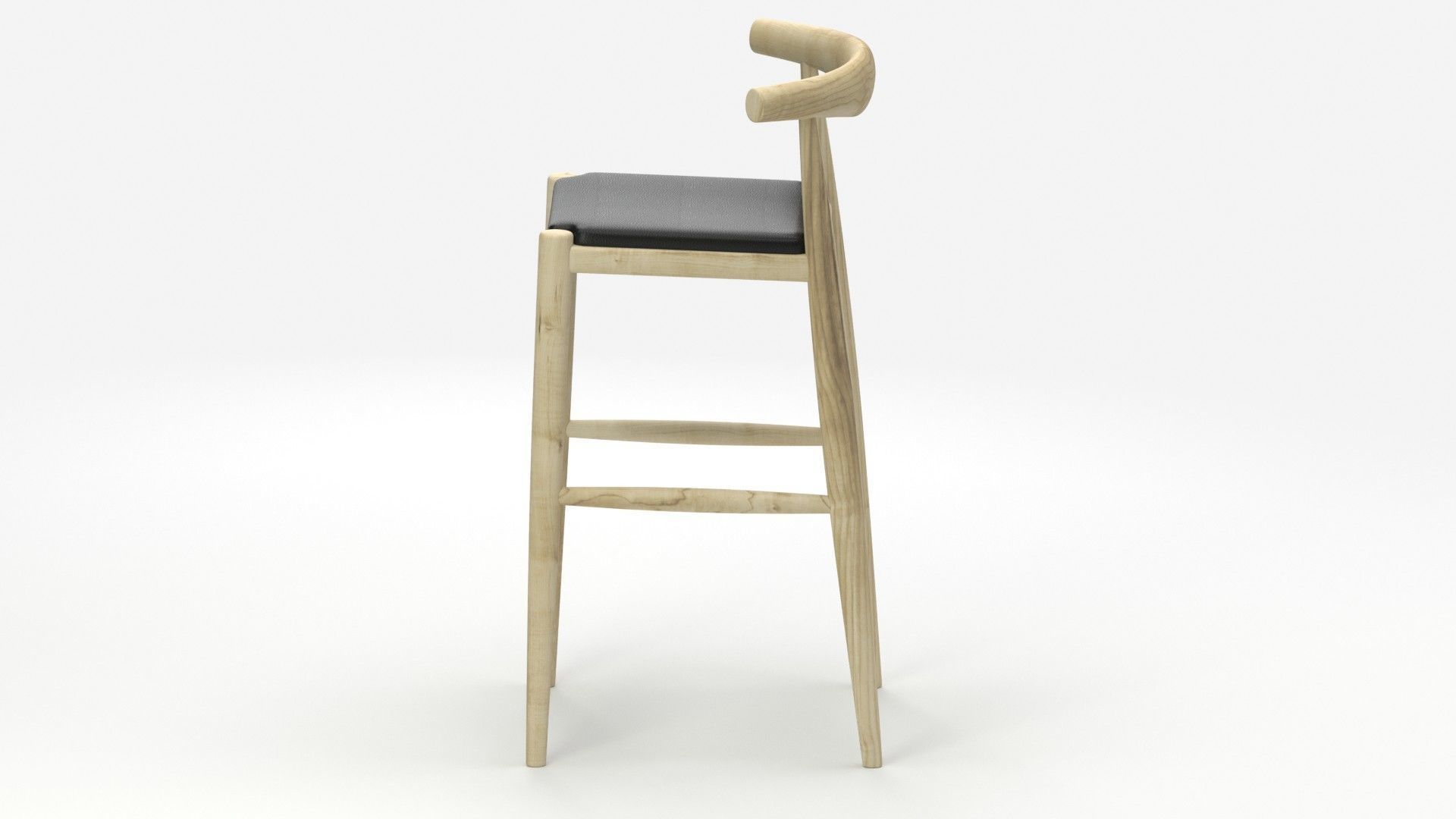 Stool by CARL HANSEN 3D model | CGTrader