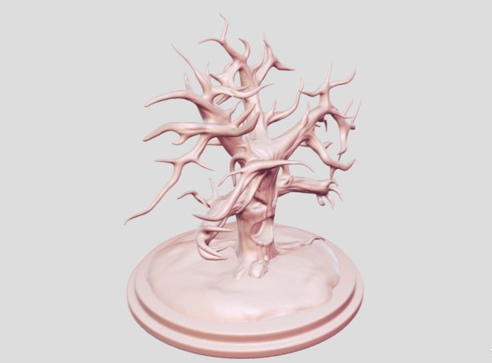 horror tree 3D model 3D printable | CGTrader
