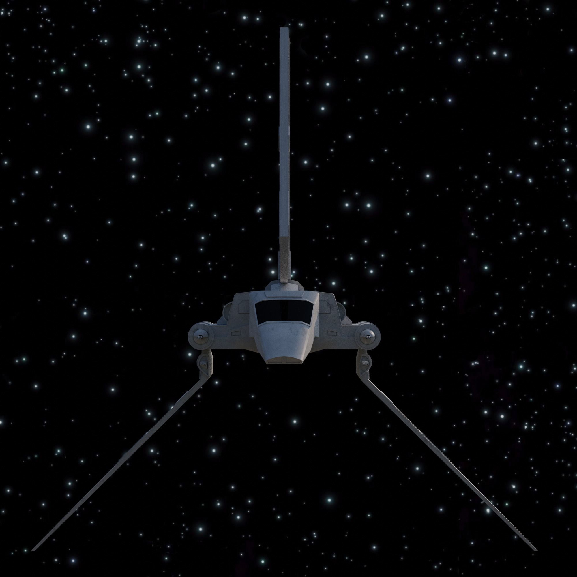 Imperial Shuttle - Lambda Class - PBR Medium Poly Count 3D model rigged ...