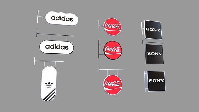 Advertising Boards 3D model | CGTrader