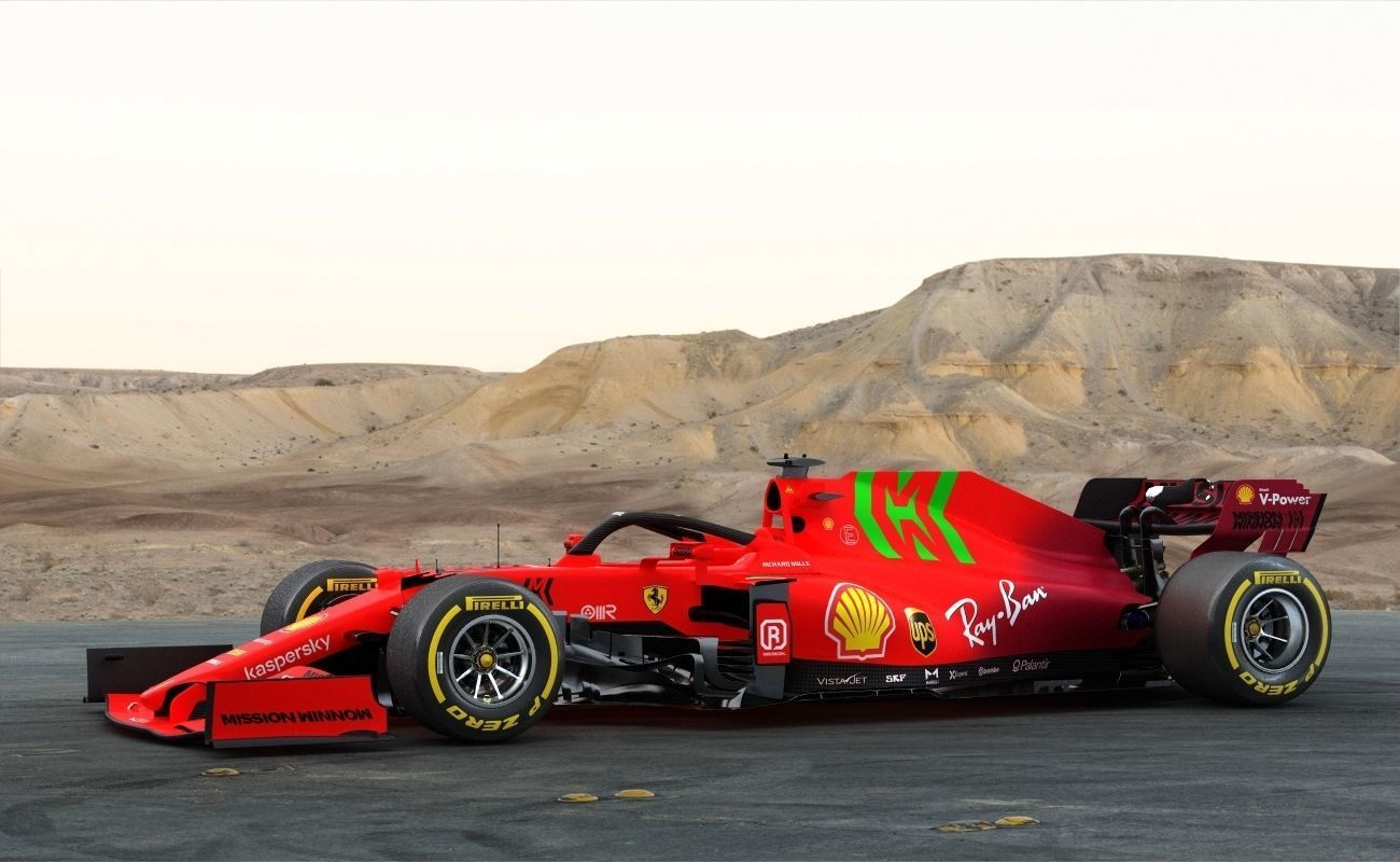 3D model F1 Ferrari SF21 Season 2021 VR / AR / low-poly | CGTrader