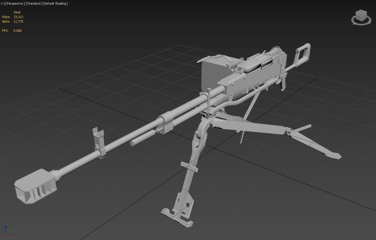 3D model Machine Gun NSVT NSV KORD VR / AR / low-poly | CGTrader