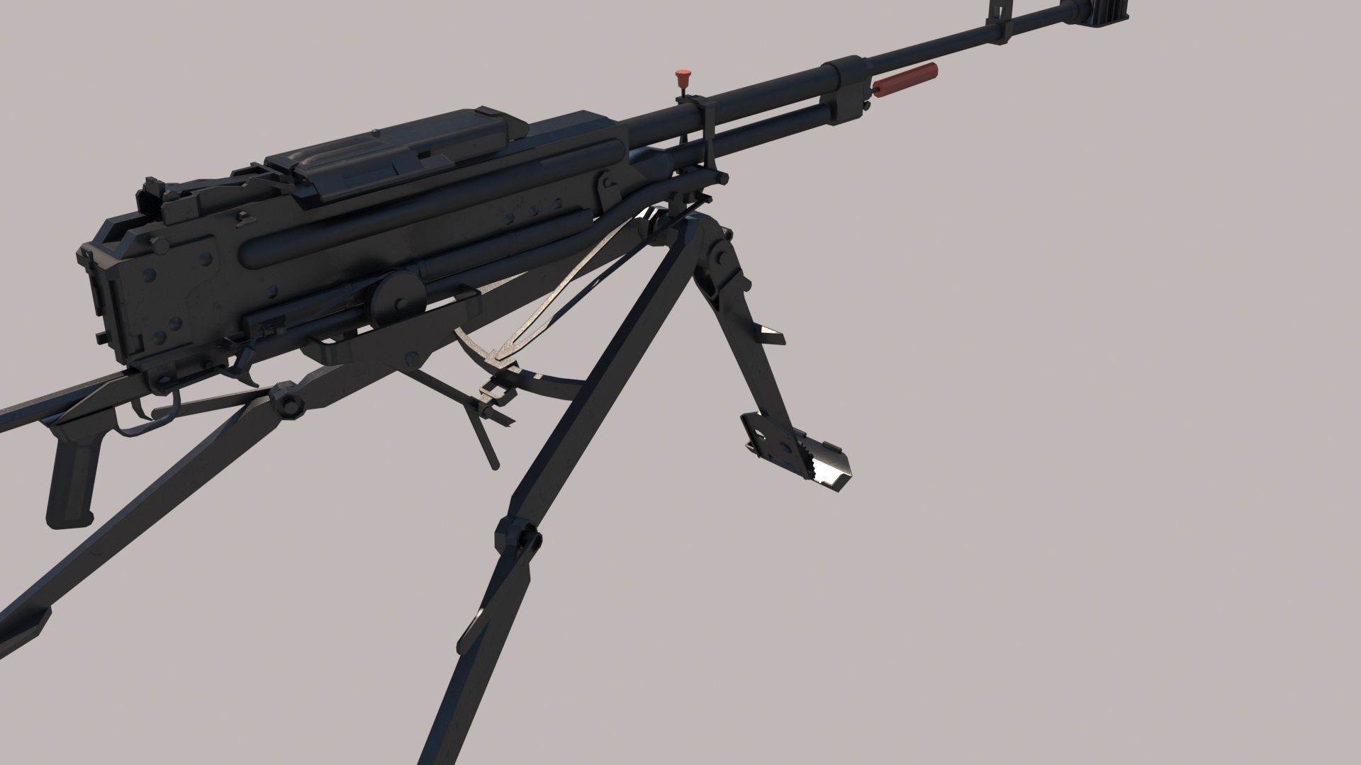 3D model Machine Gun NSVT NSV KORD VR / AR / low-poly | CGTrader