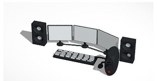 Gaming PC 3D model | CGTrader