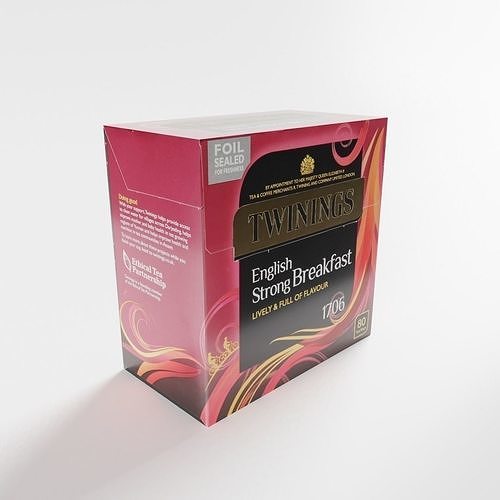 3D model Twinings Tea Package VR / AR / low-poly | CGTrader