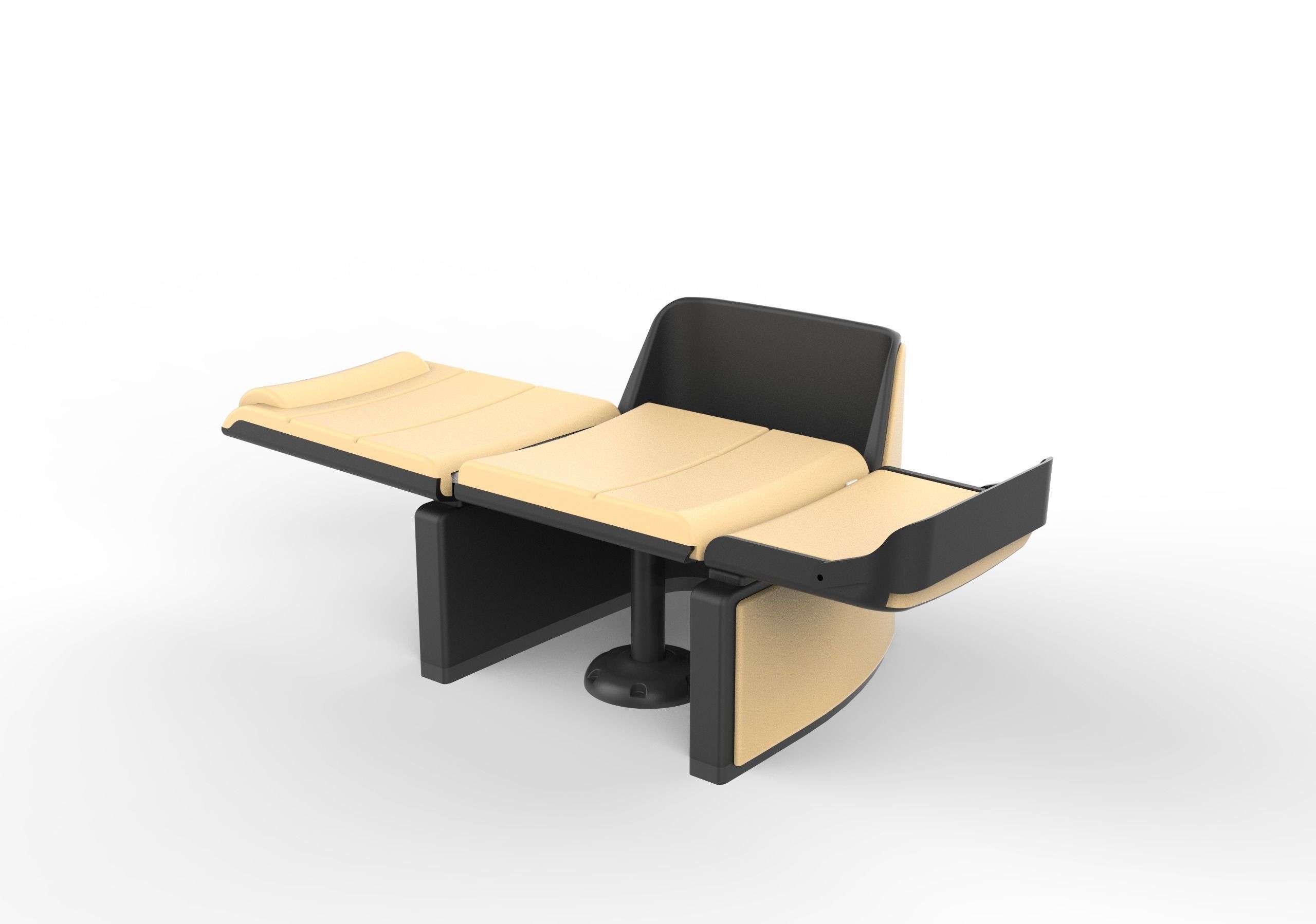 Airplane first class chair 3D model | CGTrader