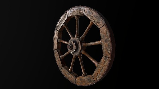 3D model Wagon Wheel 8 VR / AR / low-poly | CGTrader