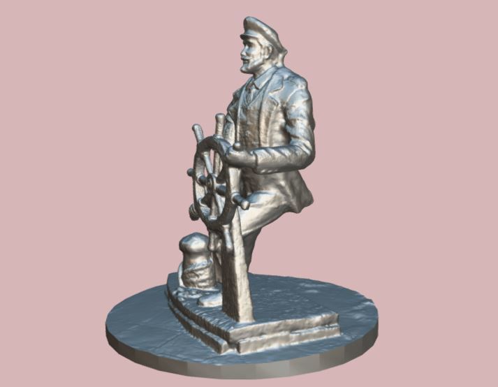 Scan Captain 3D model 3D printable | CGTrader