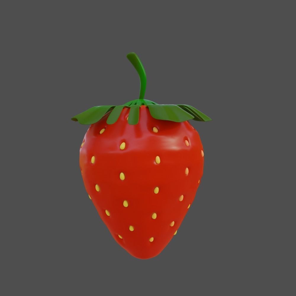 Strawberry 3D model | CGTrader