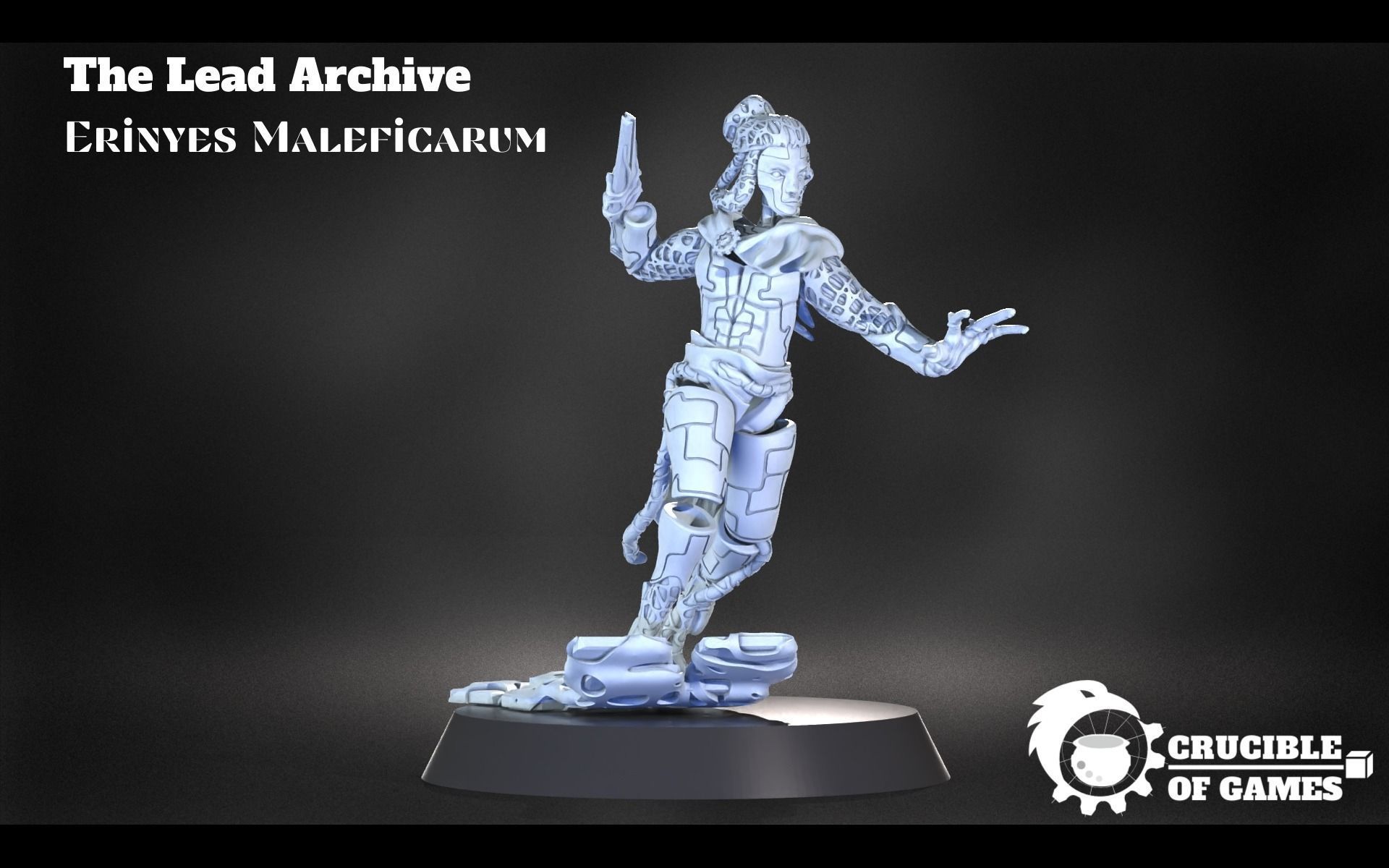 Erinyes Maleficarum pre-supported modular miniatures kit 3D model 3D ...