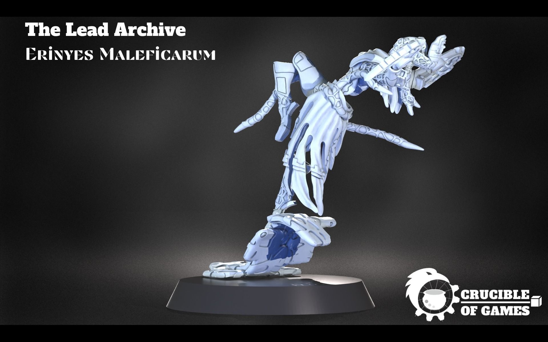 Erinyes Maleficarum pre-supported modular miniatures kit 3D model 3D ...