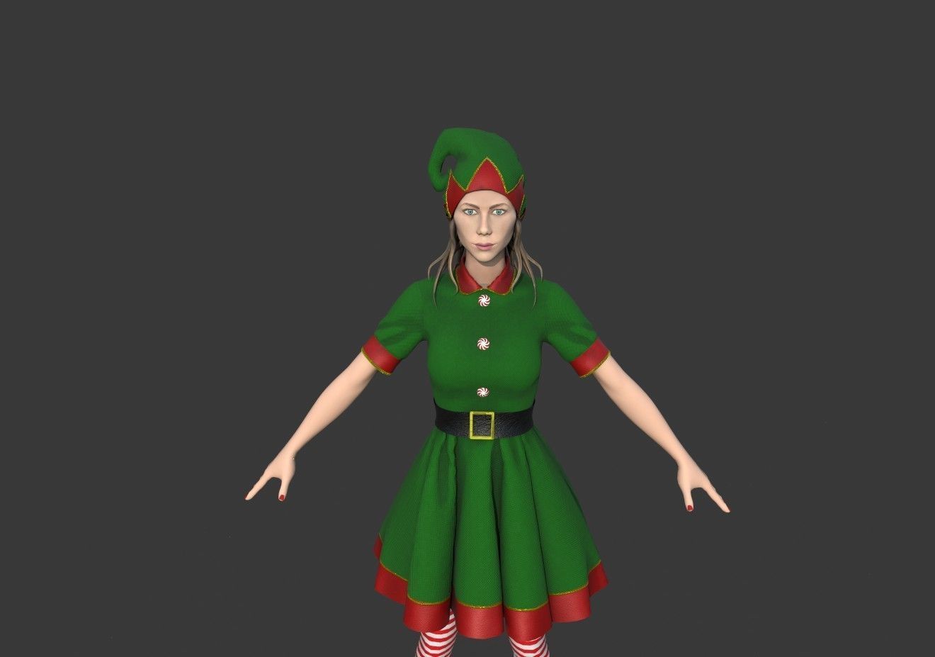 CHRISTMAS ELF 3D model | CGTrader