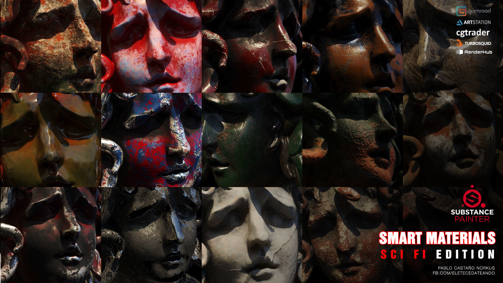 Substance Painter Smart Materials Sci Fi Edition Texture | CGTrader