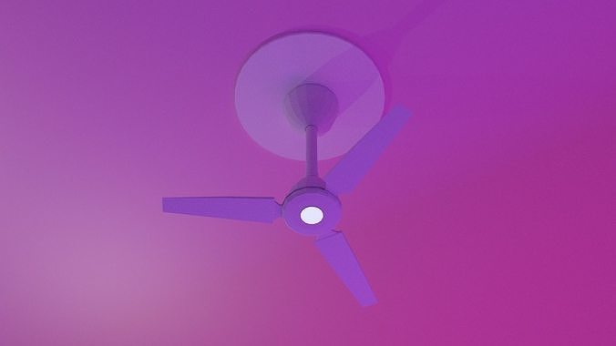 LOW POLY FAN free 3D model | CGTrader