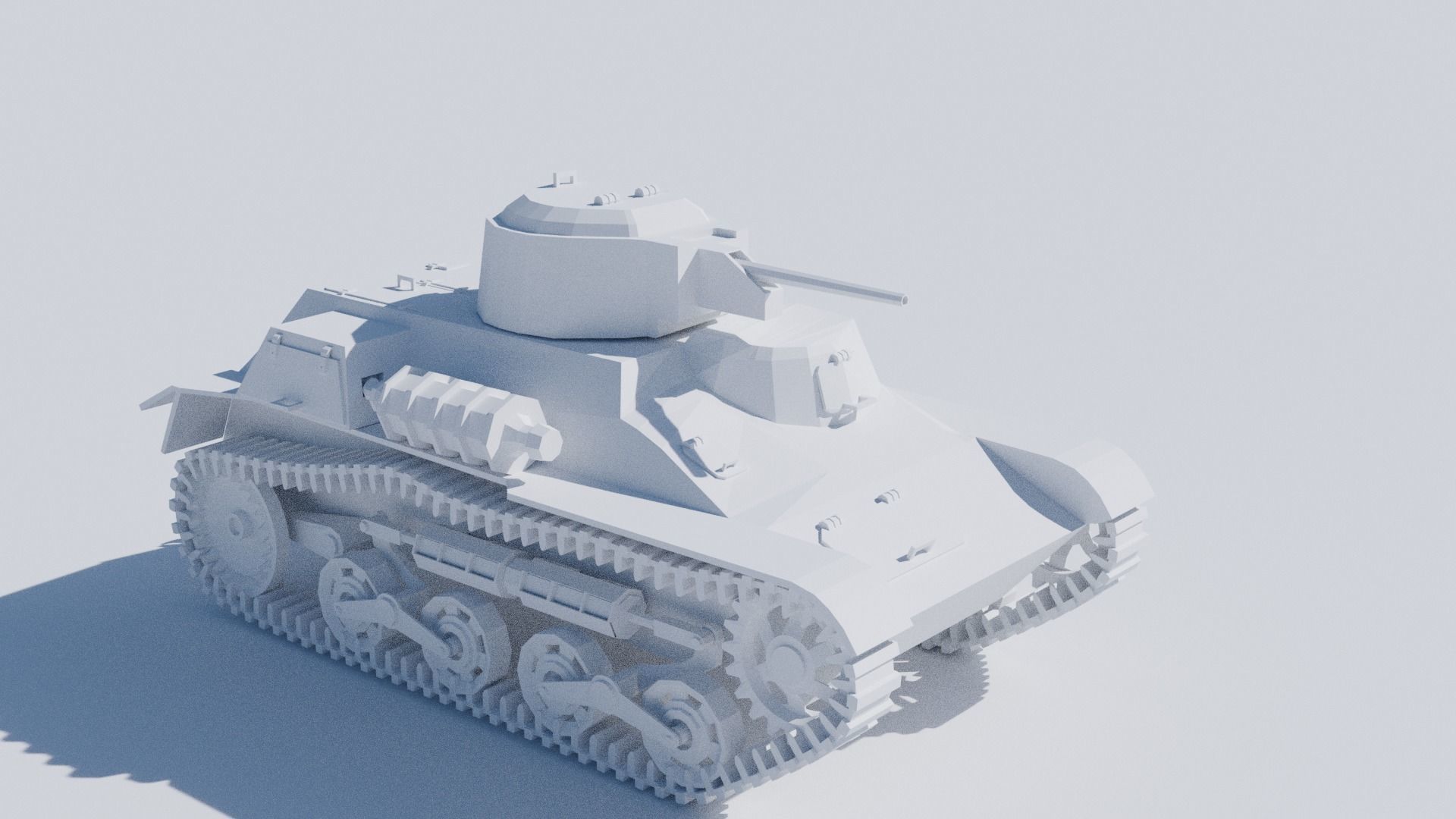 3D model Type 97 Te-Ke tankette VR / AR / low-poly | CGTrader
