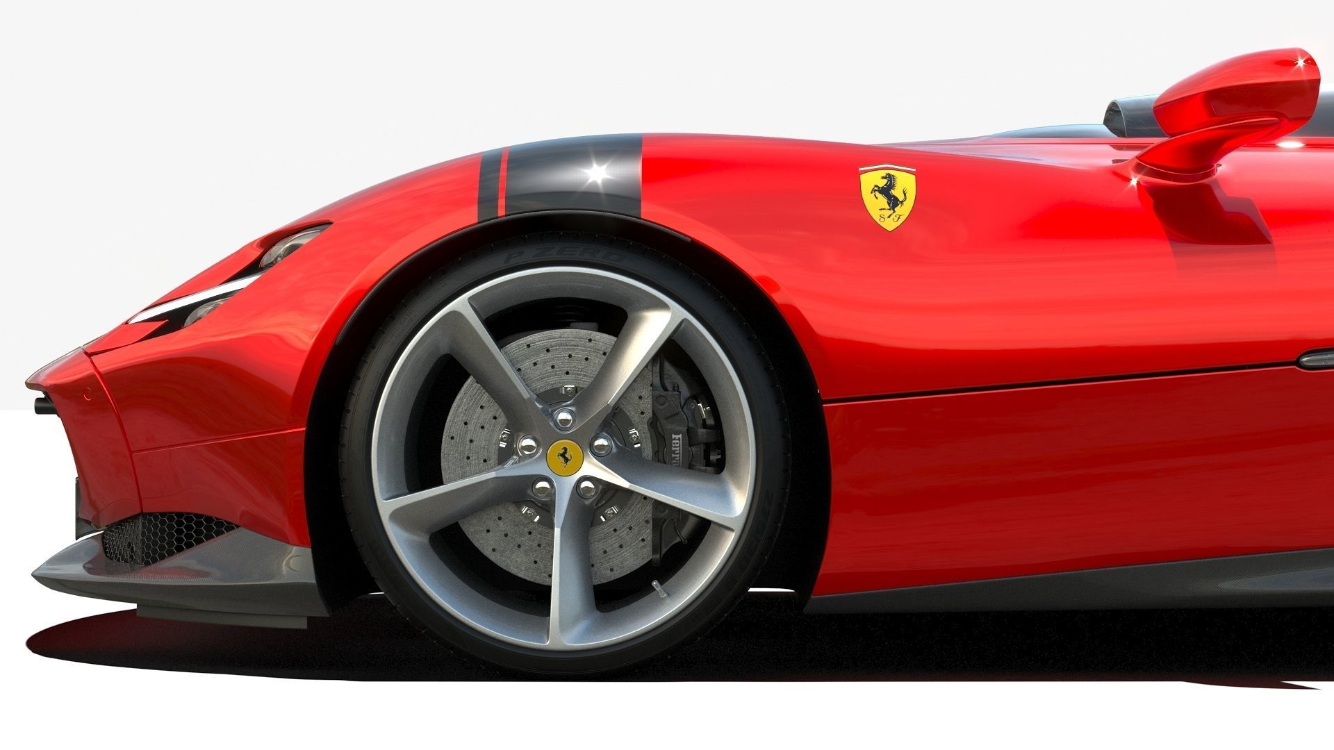 Ferrari Monza SP2 3D model animated | CGTrader