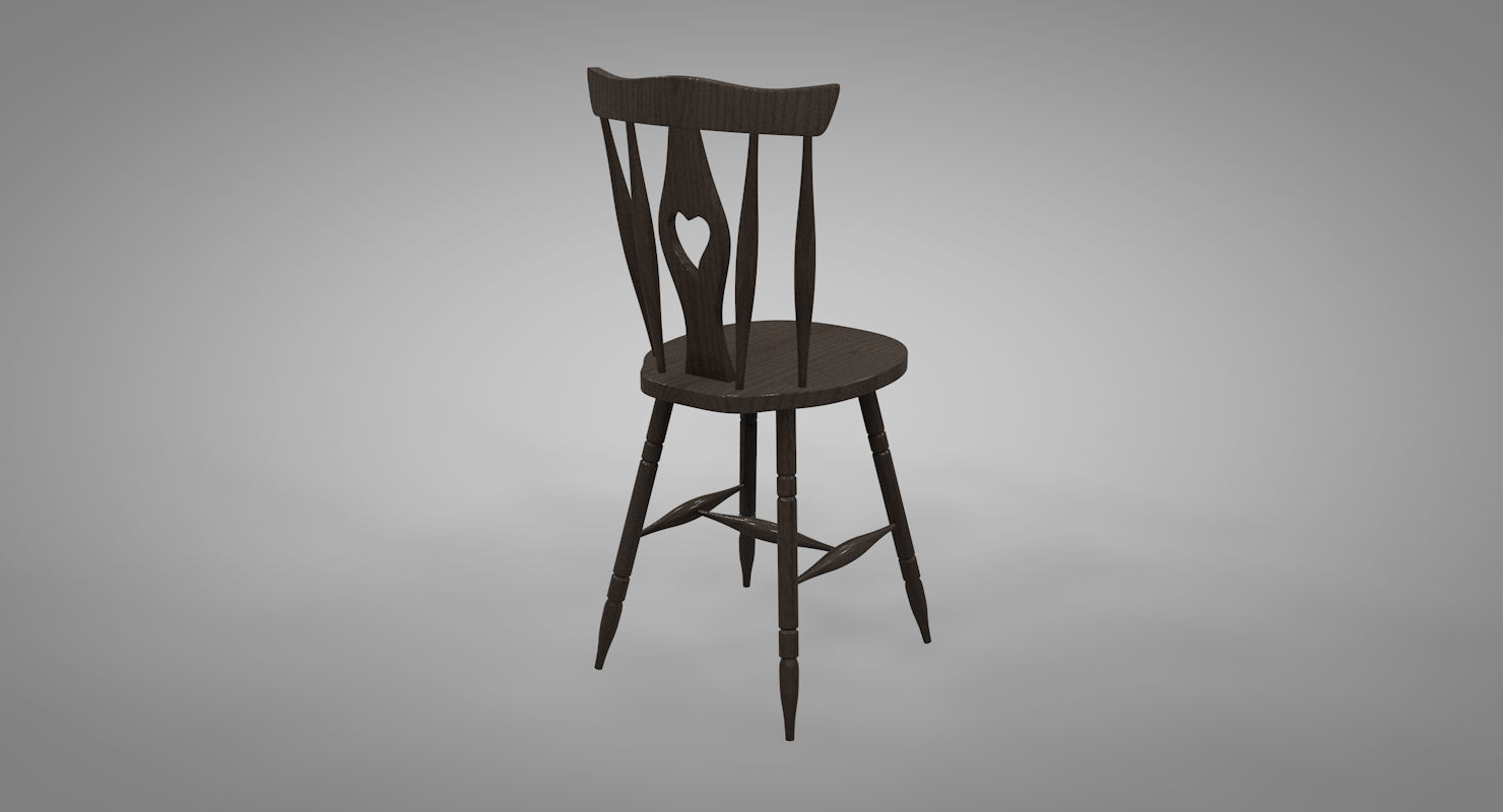 Cod Tail Chair 3D model | CGTrader