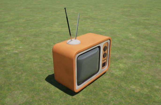 3D model Retro TV VR / AR / low-poly | CGTrader