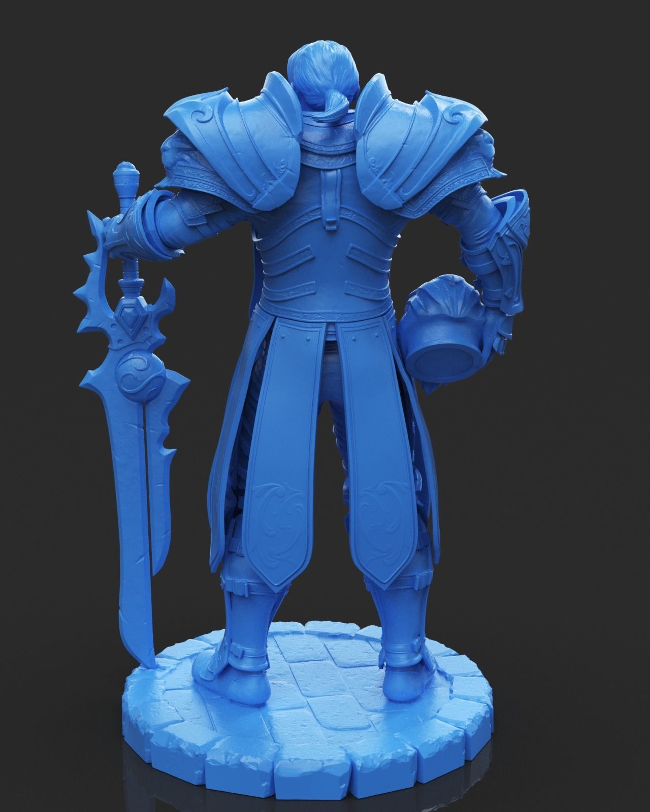 Fan Art - Anduin Wrynn - World of Warcraft 3D model 3D printable | CGTrader