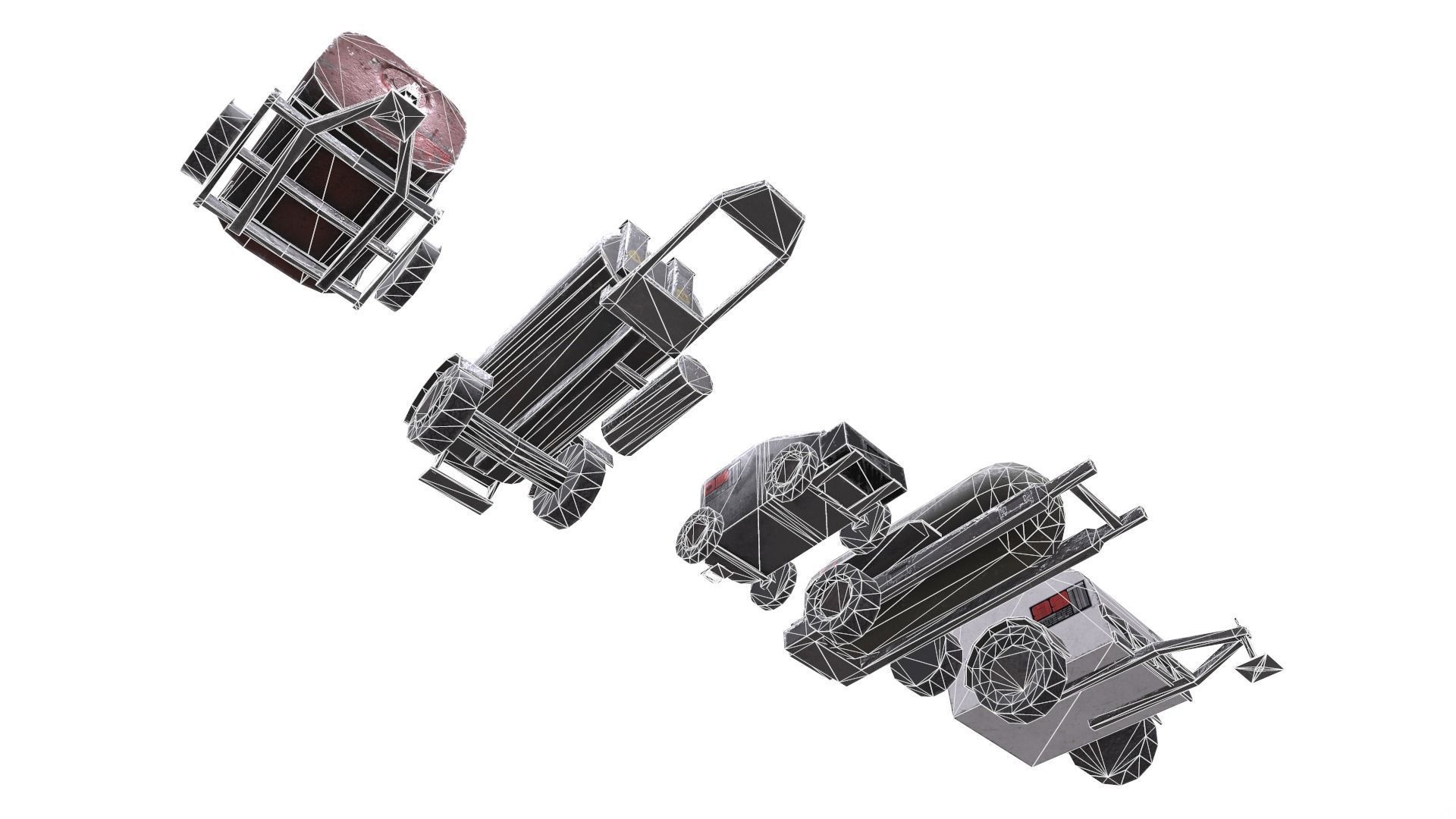 3D model Nuclear Tank VR / AR / low-poly | CGTrader