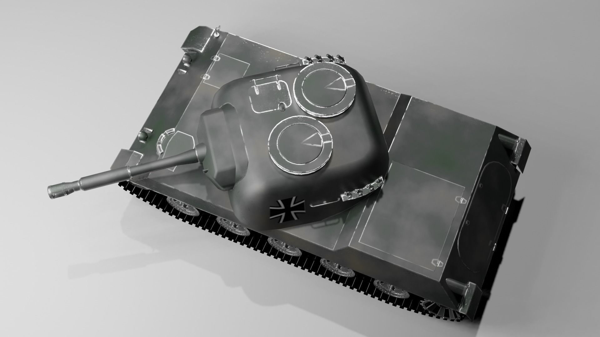 Light Tank Spahpanzer Ru 251 Rheinmetall free VR / AR / low-poly 3D ...