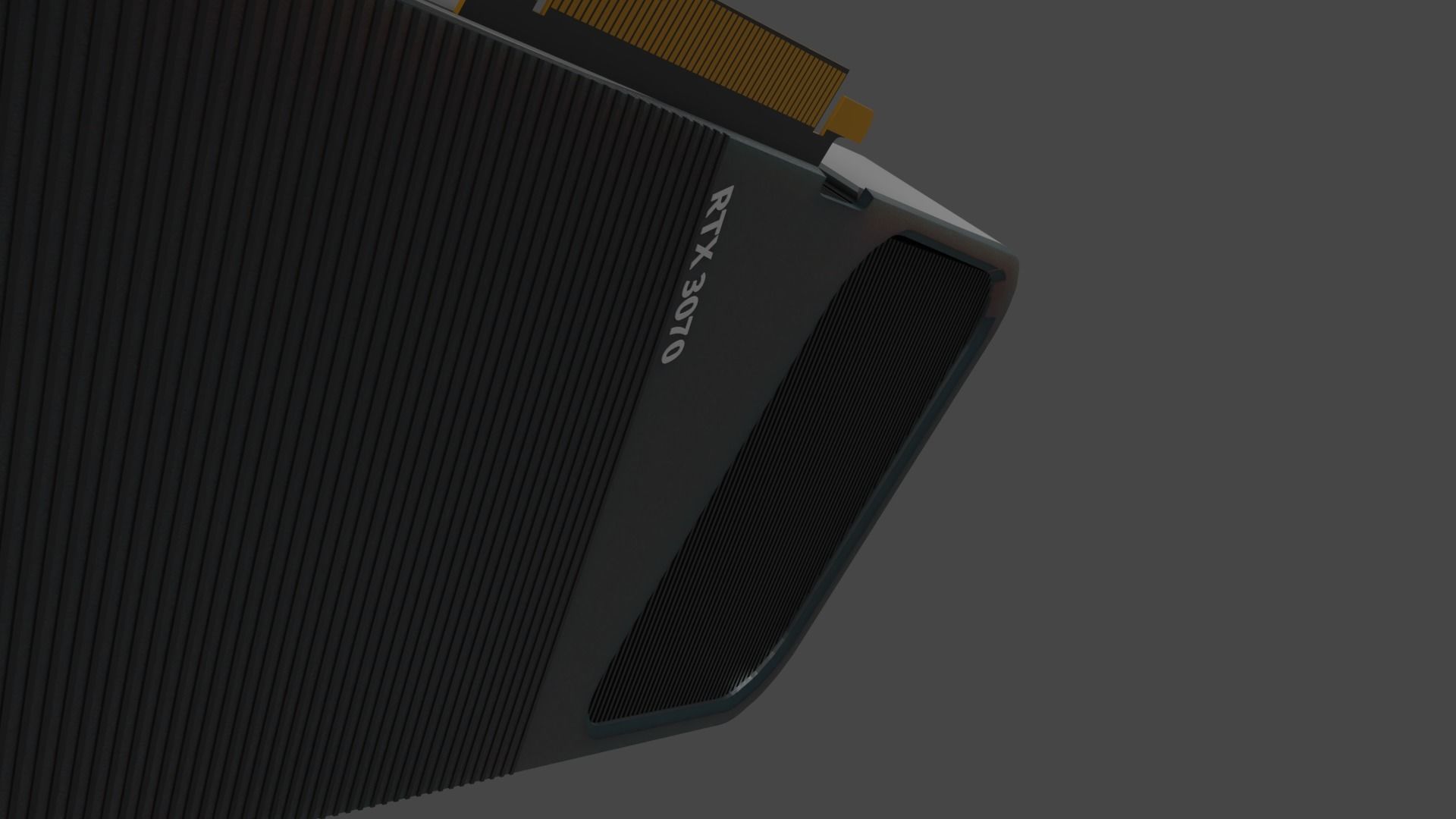 3D model Nvidia Geforce RTX 3070 Founders Edition VR / AR / low-poly ...