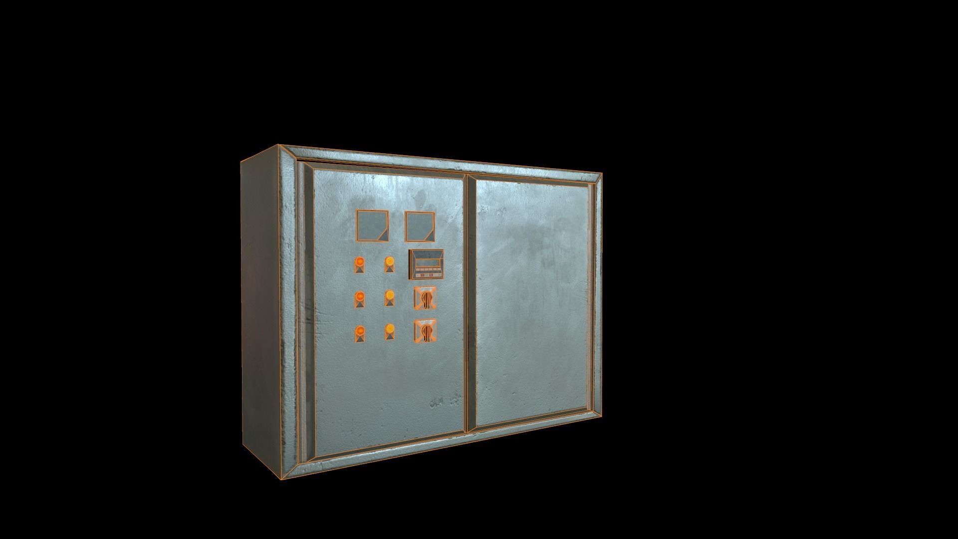 Electrical box free VR / AR / low-poly 3D model | CGTrader