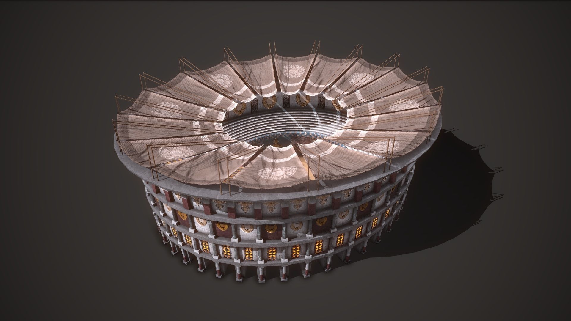 3D model Colosseum 02 VR / AR / low-poly | CGTrader
