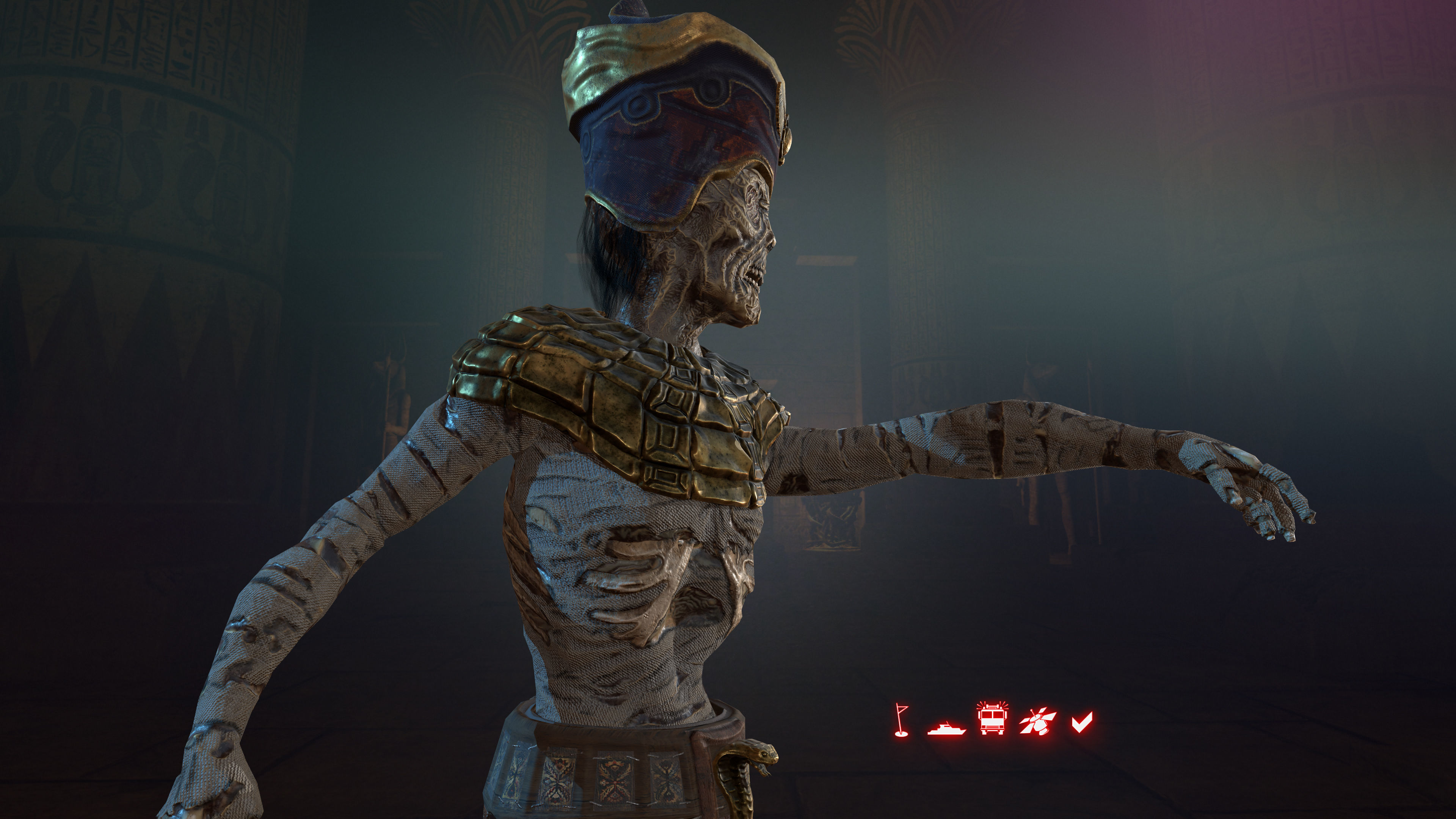 3D model Mummy Pharaon VR / AR / low-poly | CGTrader