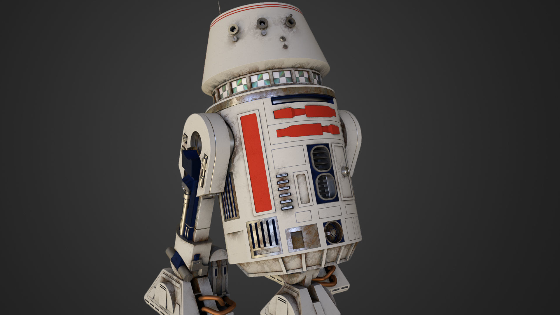 R5 - D4 Star Wars 3D model | CGTrader