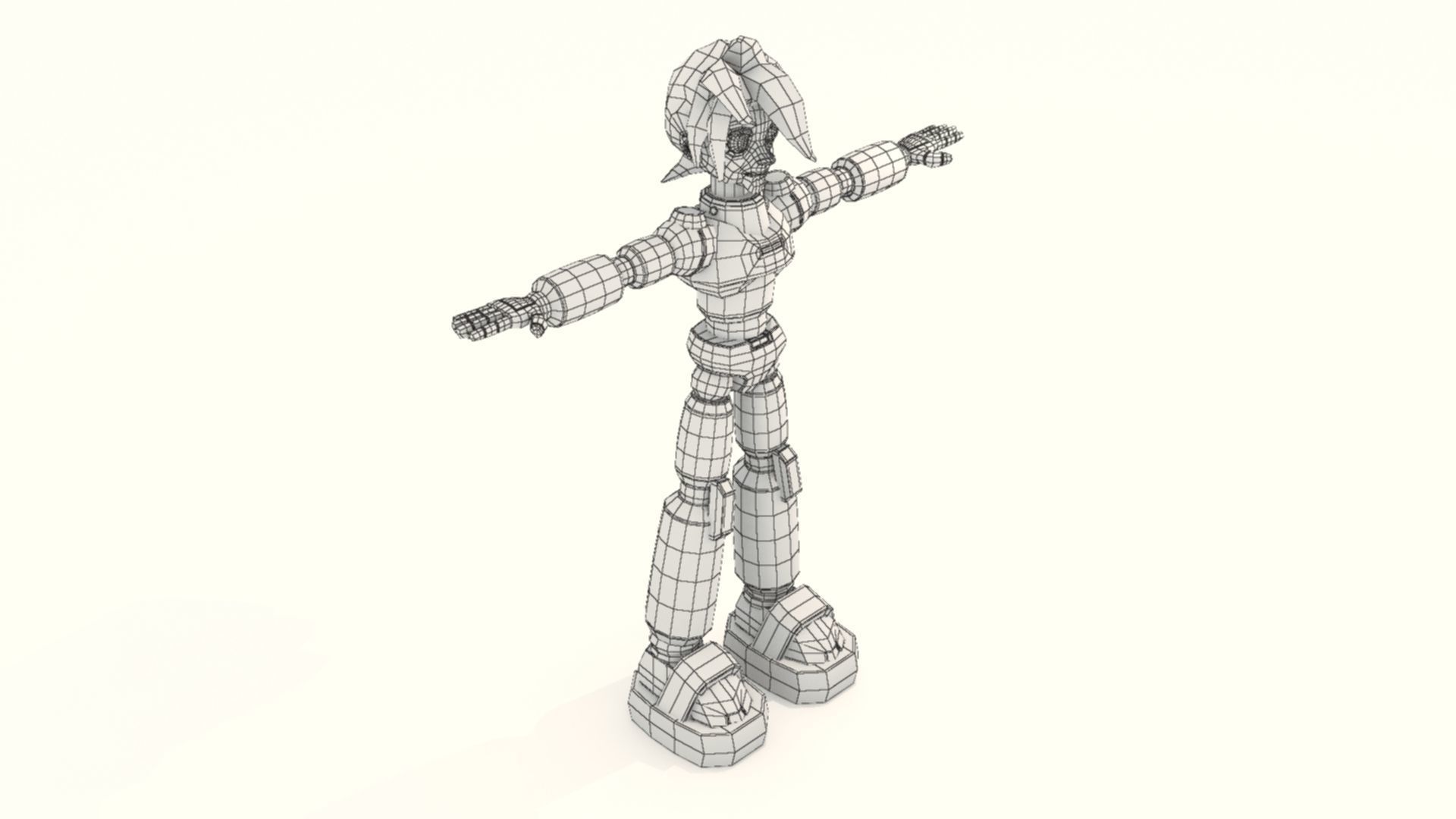 3D model Mega Man Pose 1 VR / AR / low-poly | CGTrader