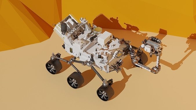 3D model Mars rover Persaverance VR / AR / low-poly | CGTrader