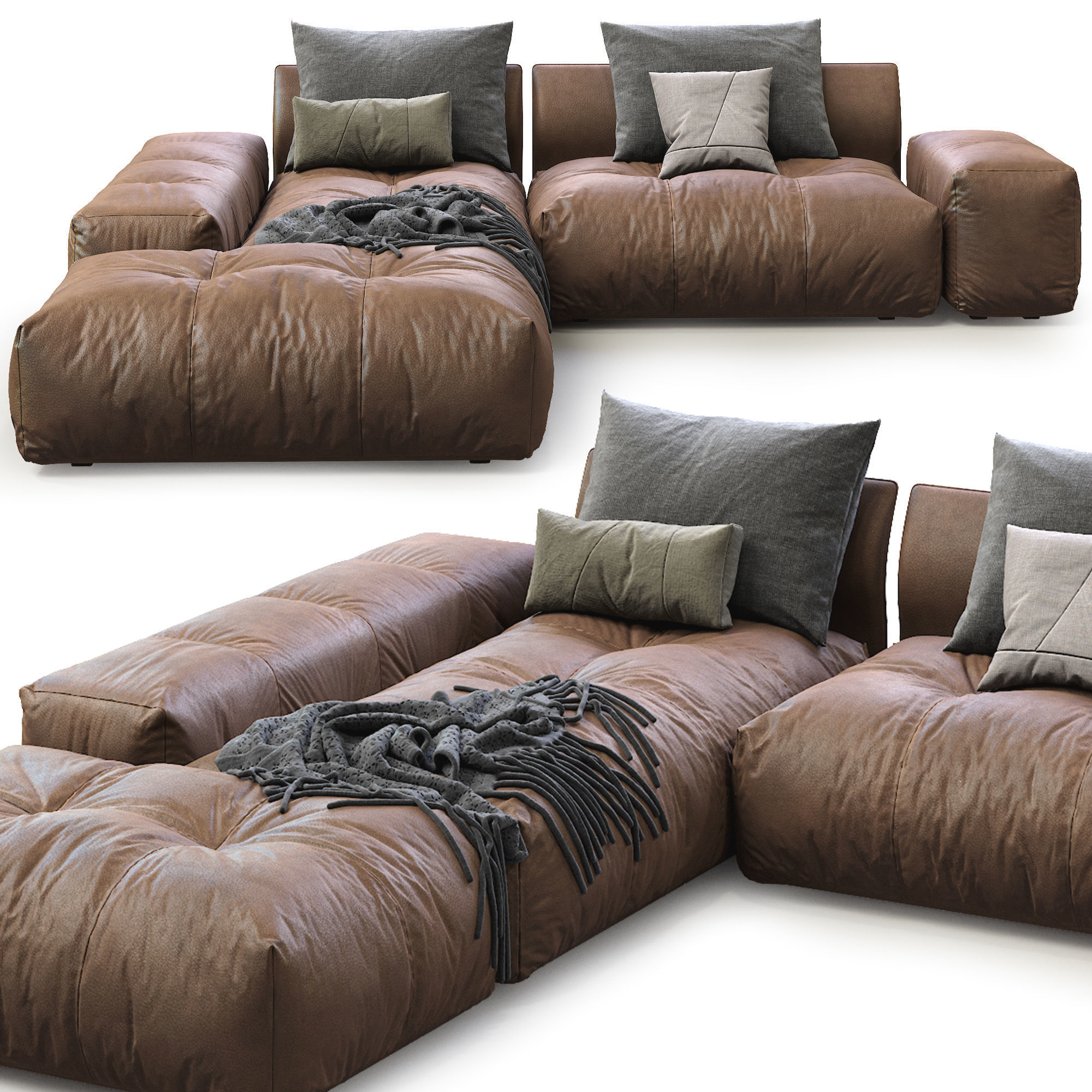 Saba Sofa PIXEL 3D model | CGTrader