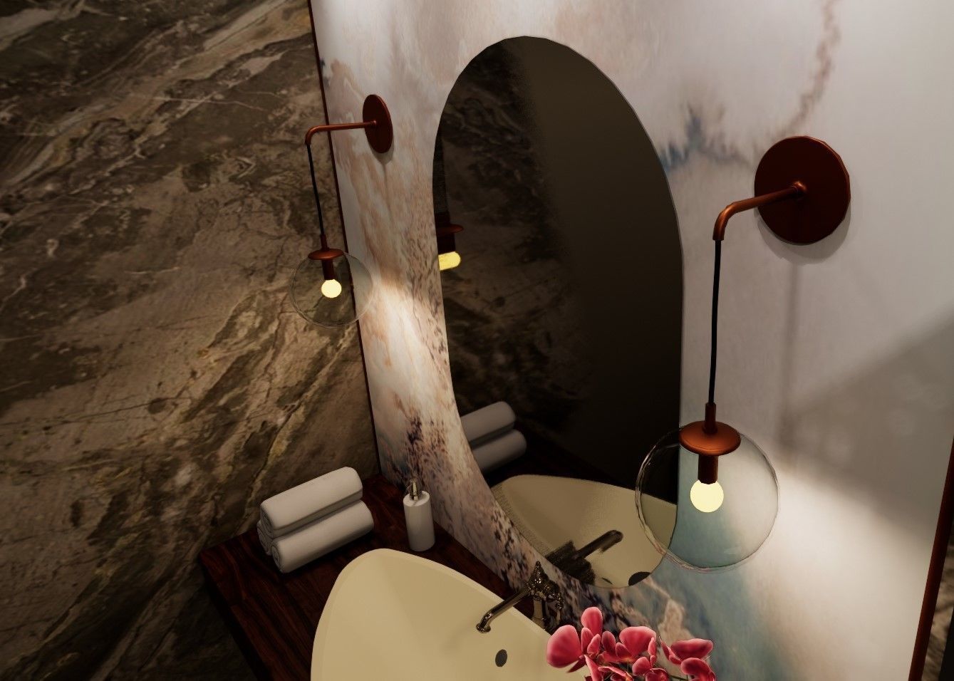 Wall based lighting -Revit 2018- 3D model | CGTrader