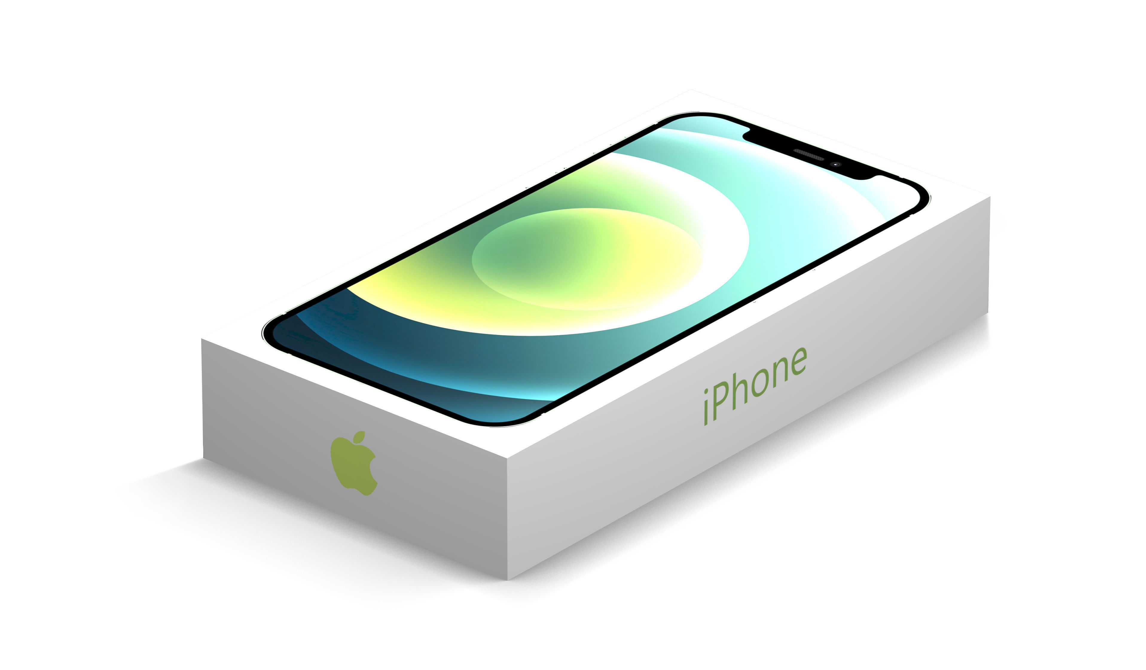 3D model Apple iPhone 12 Boxes VR / AR / low-poly | CGTrader