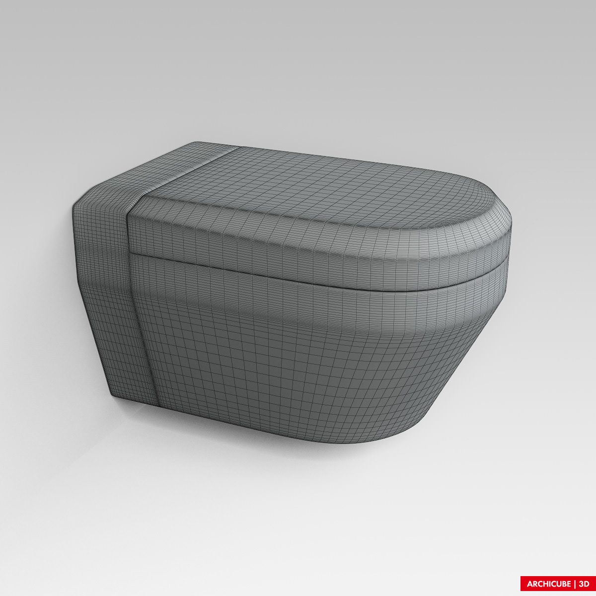 Wall-mounted WC 3D model | CGTrader