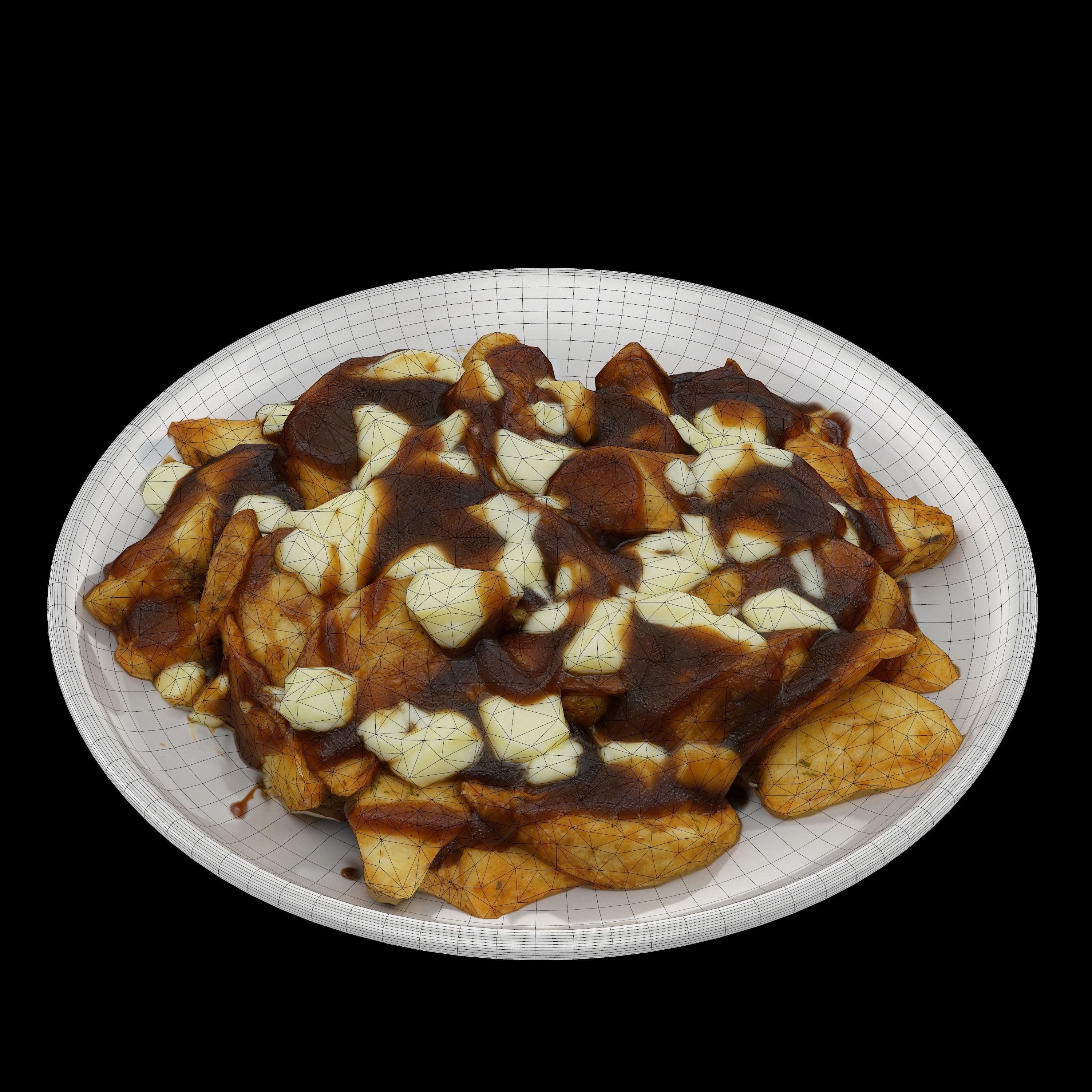 3D model CANADIAN POUTINE Low-poly 3D model VR / AR / low-poly | CGTrader