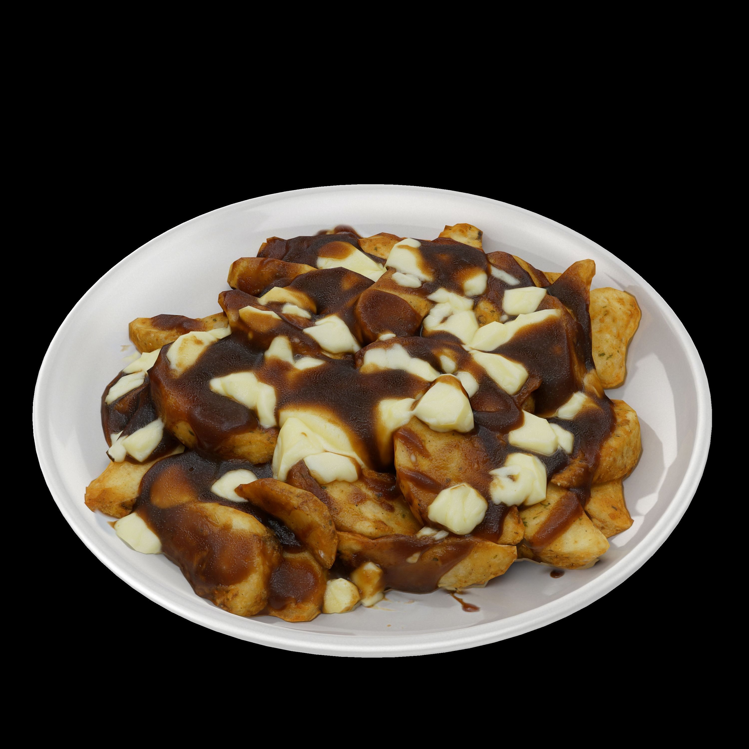 3D model CANADIAN POUTINE Low-poly 3D model VR / AR / low-poly | CGTrader