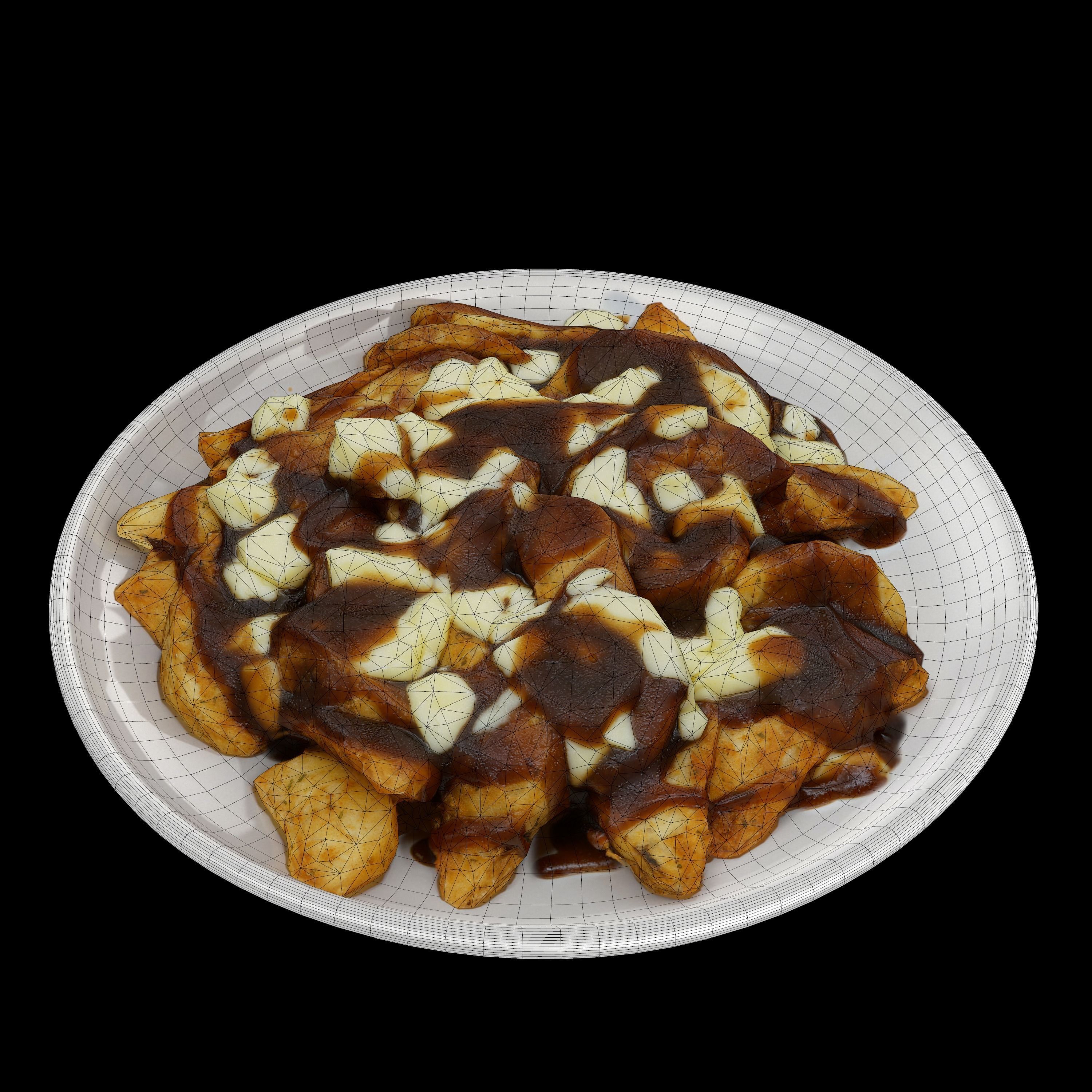 3D model CANADIAN POUTINE Low-poly 3D model VR / AR / low-poly | CGTrader