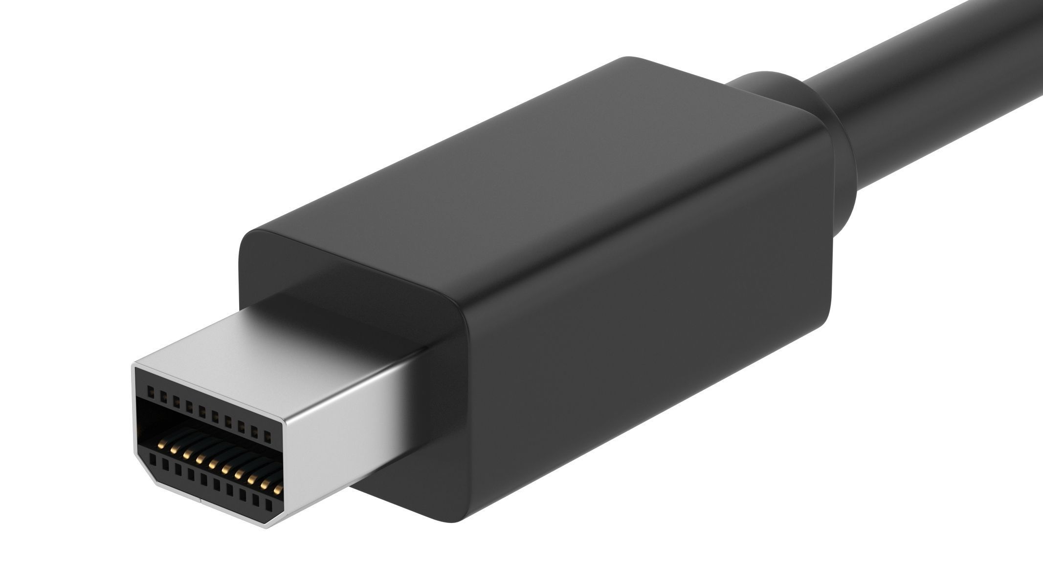 Mini Displayport Male 3D model | CGTrader
