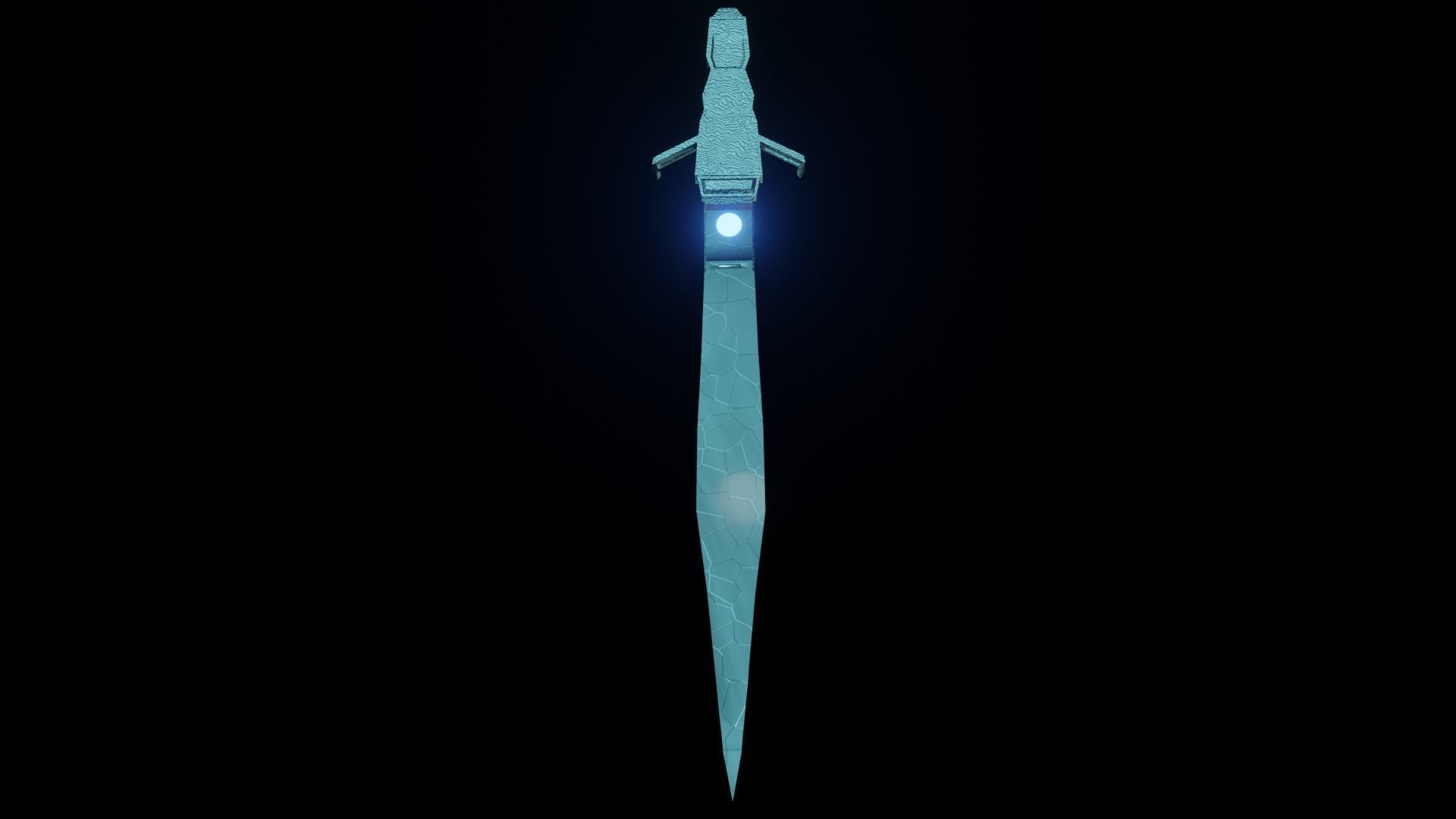 Sword rocket launches into night sky 3D model | CGTrader