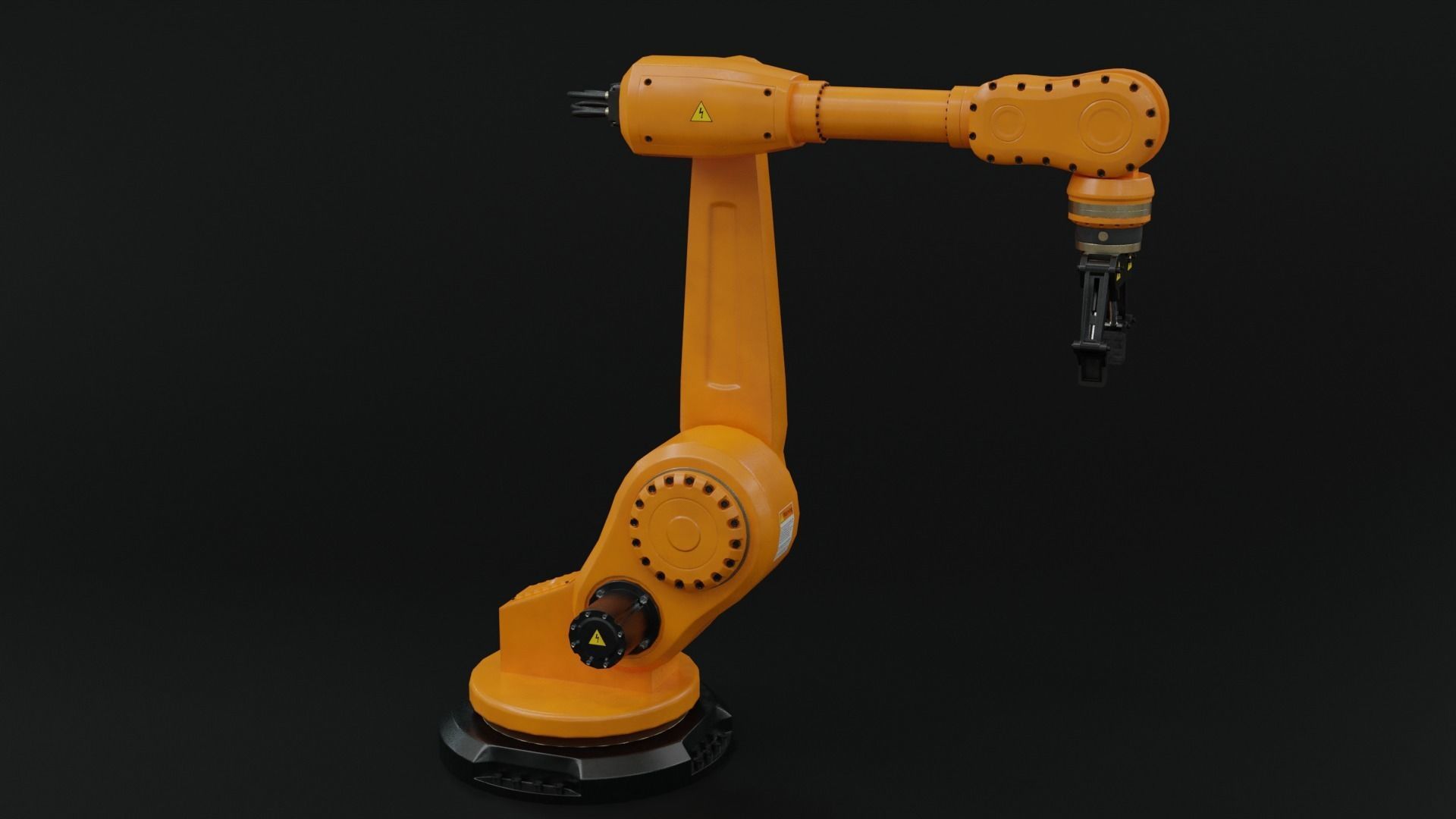 3D model Industrial robot arm clean lowpoly VR / AR / low-poly | CGTrader