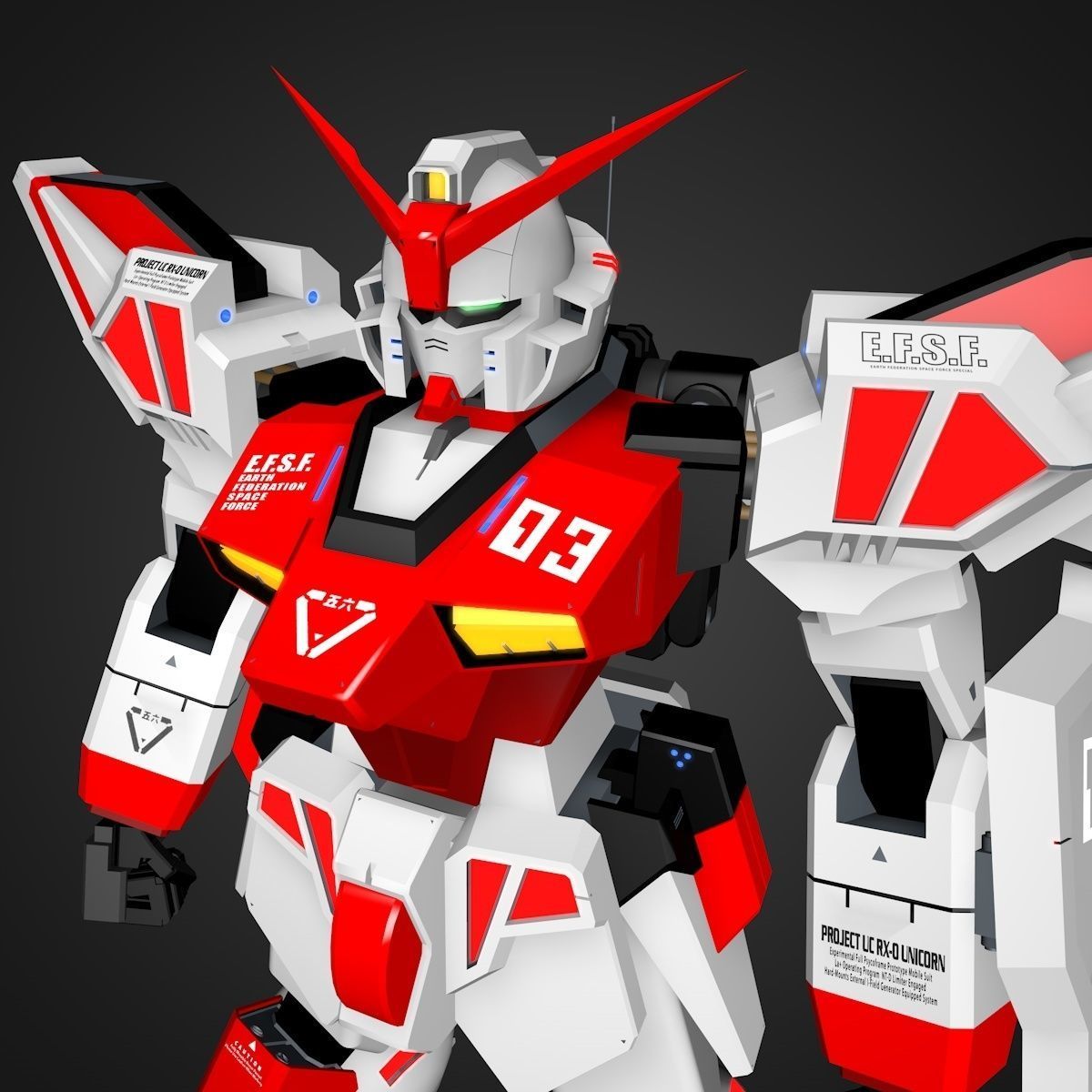 3D model Gundam RX VR / AR / low-poly | CGTrader