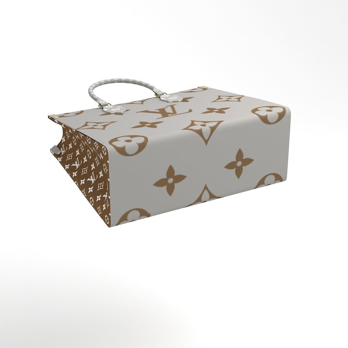 Louis Vuitton Leather Bag 6 3D model | CGTrader