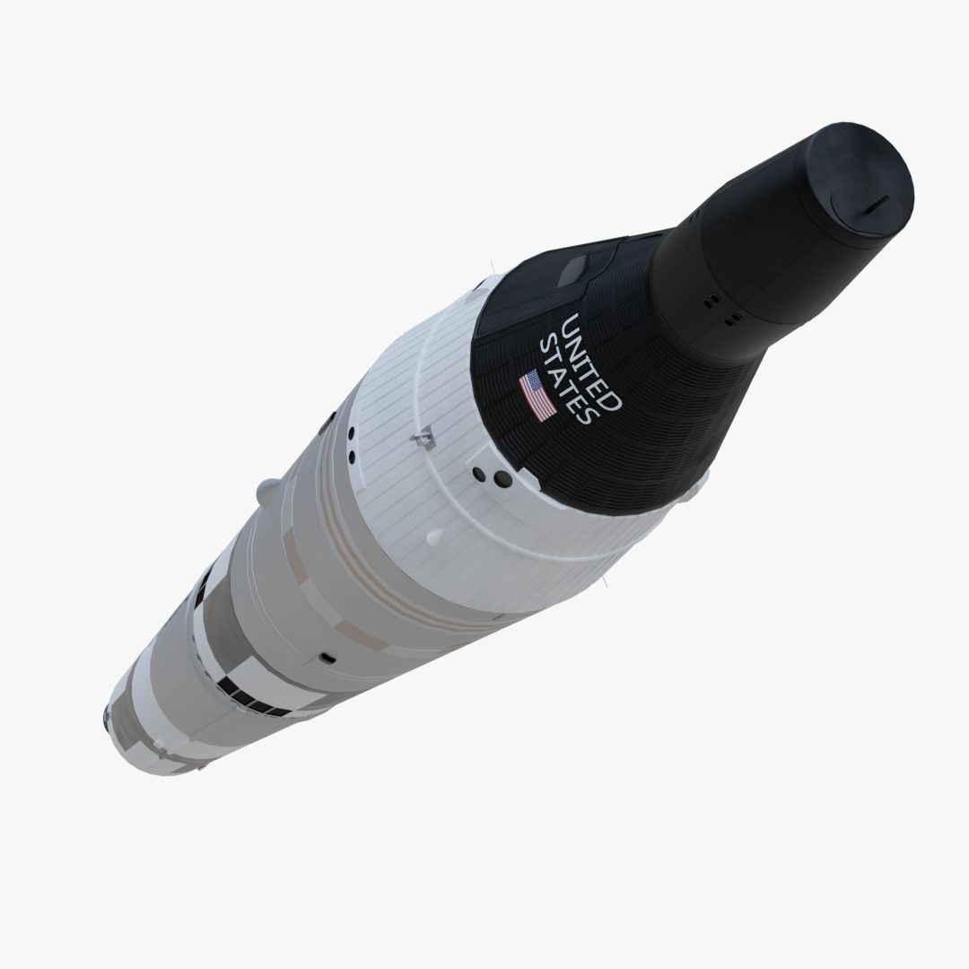Titan II Gemini Rocket 3D model | CGTrader