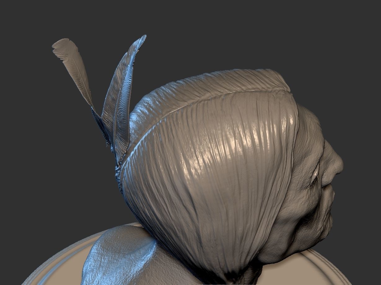 American Native 3D model 3D printable | CGTrader