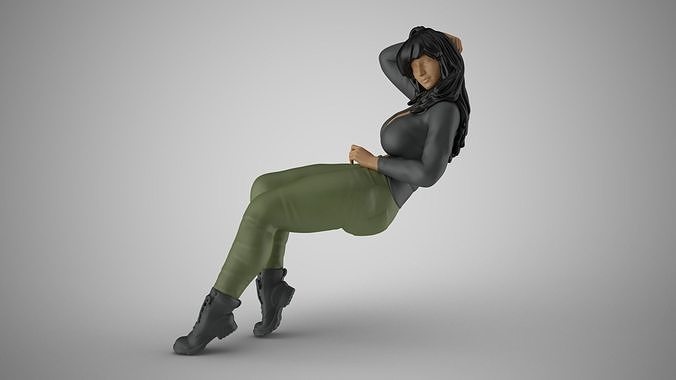 Unchained Woman 3D model 3D printable | CGTrader