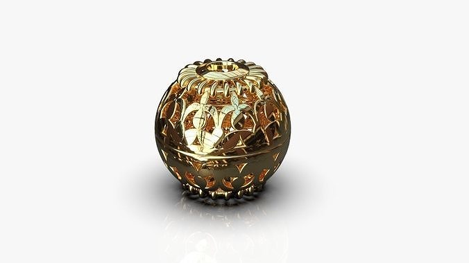 Charm bead 3D model 3D printable | CGTrader